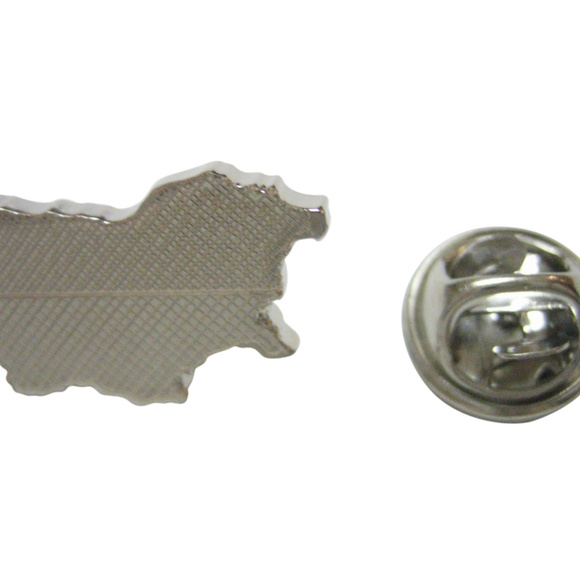 Kiola Designs | Accessories | Bulgaria Map Shape And Flag Design Lapel ...